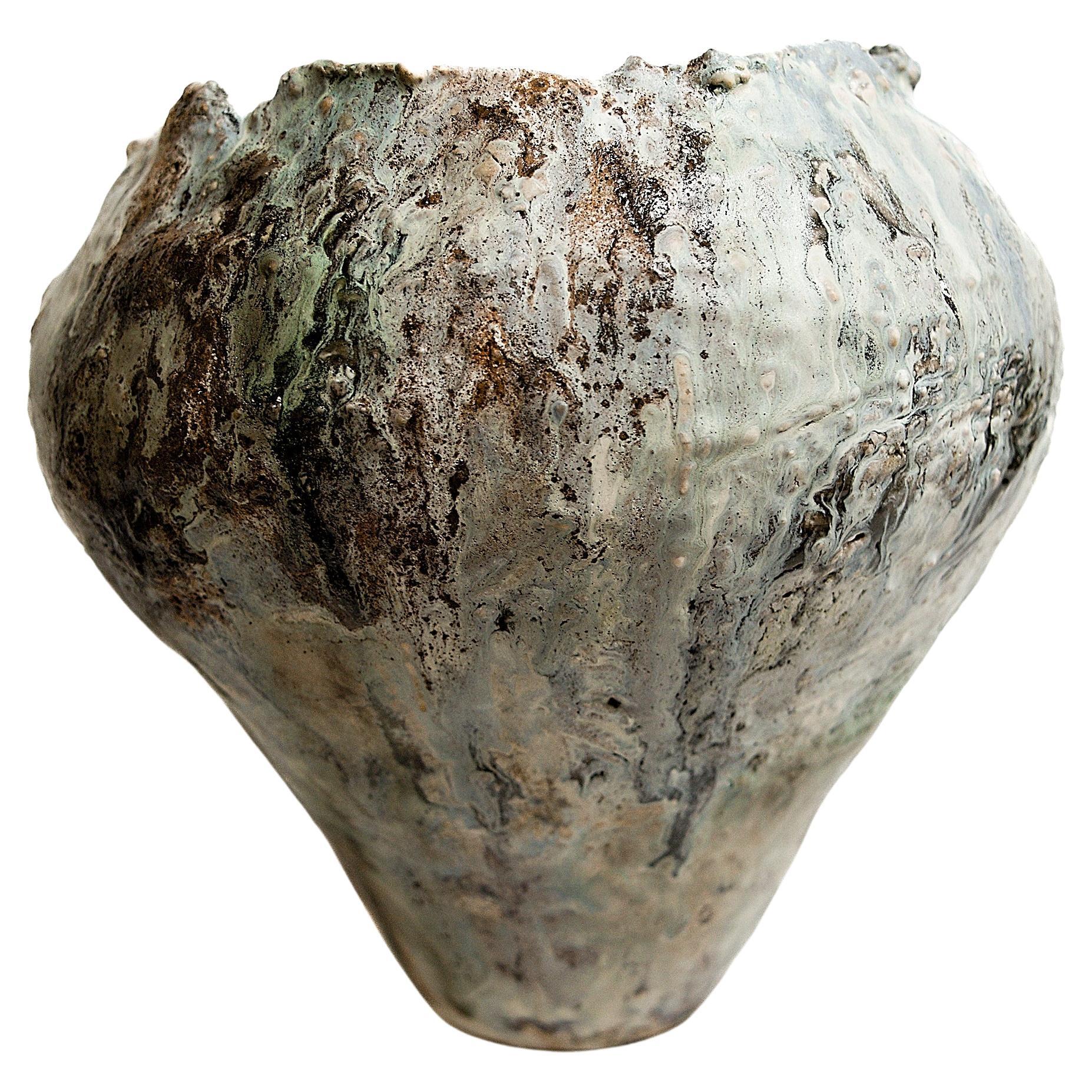 French Textural Vase at 1stDibs