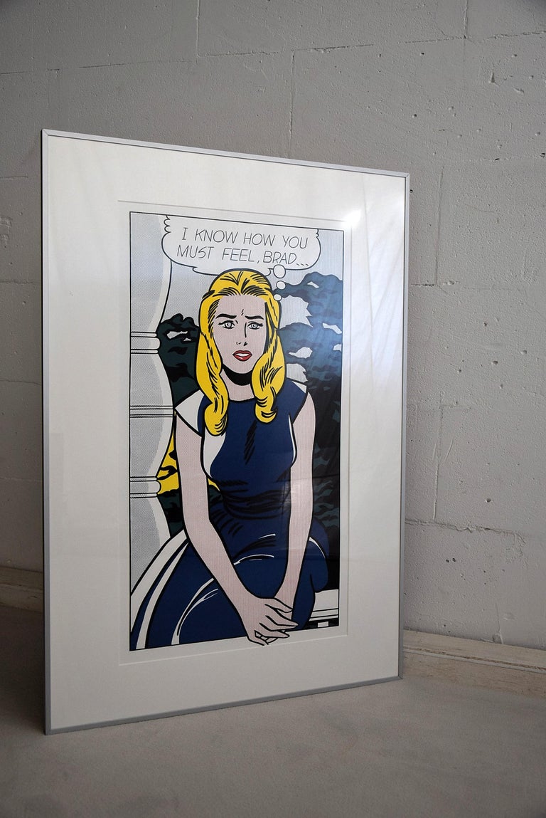 Lichtenstein vintage exhibition poster featuring 1963 Roy Lichtenstein ...