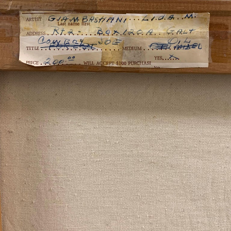 Lida Giambastiani - 'Cowboy Joe', Bay Area Abstraction Oil, Woman ...