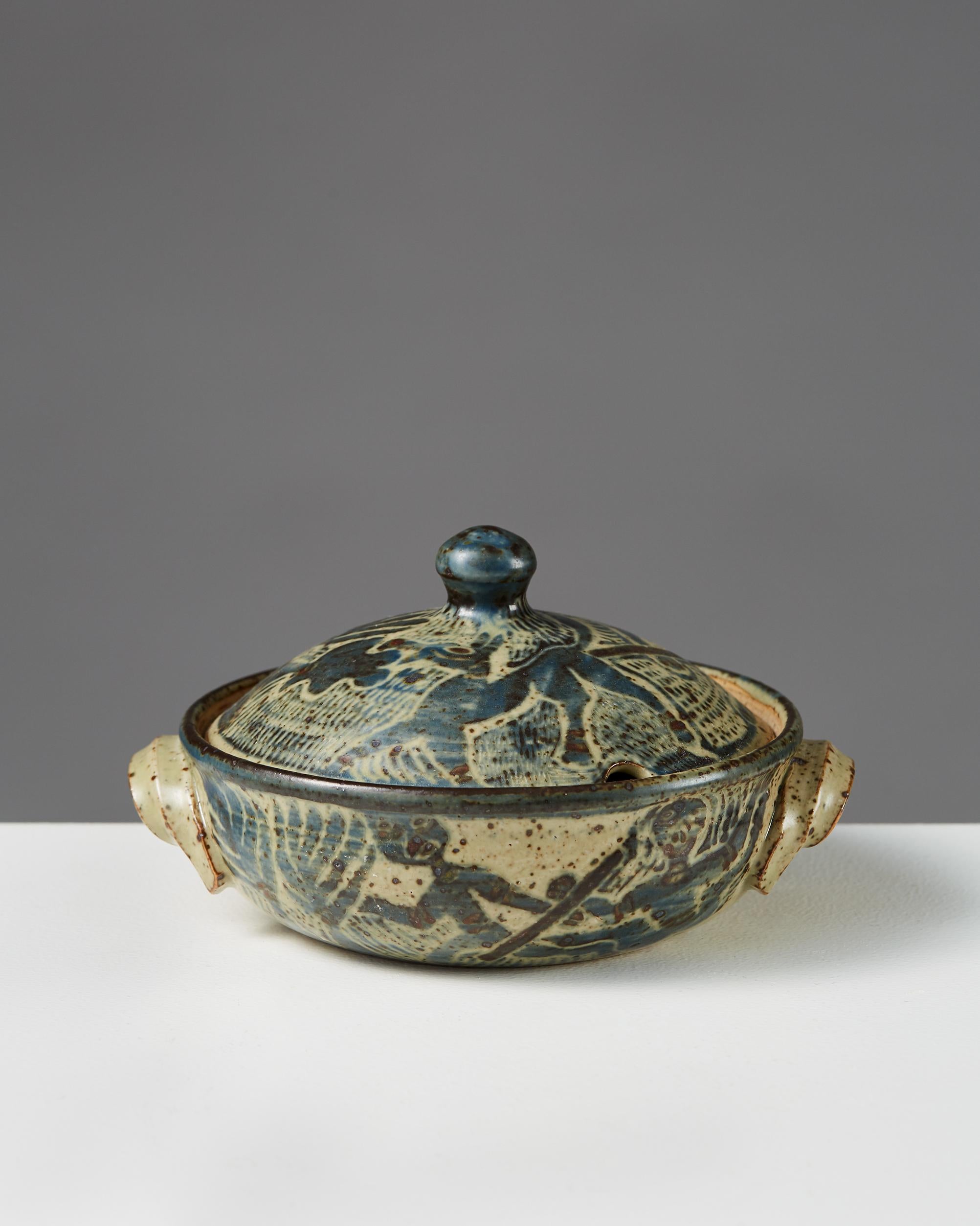 Lidded Bowl Designed by Niels Refsgaard, Denmark, 1960s-1970s For Sale ...