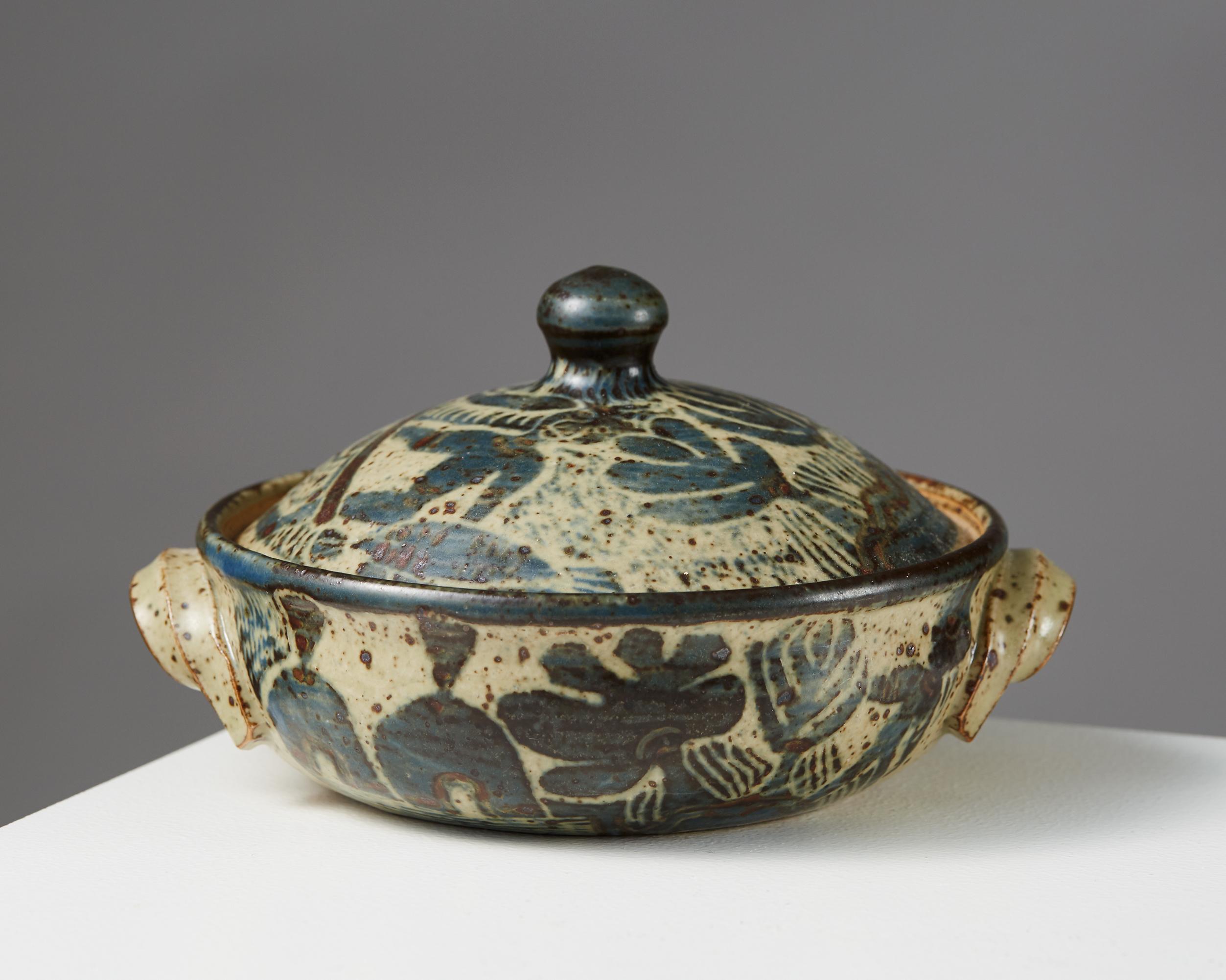 Lidded Bowl Designed by Niels Refsgaard, Denmark, 1960s-1970s For Sale ...