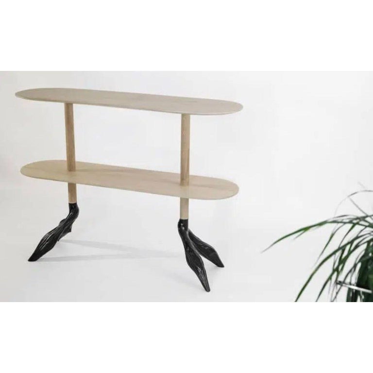 Lier Console, Hand-Sculpted by Cedric Breisacher For Sale at 1stDibs