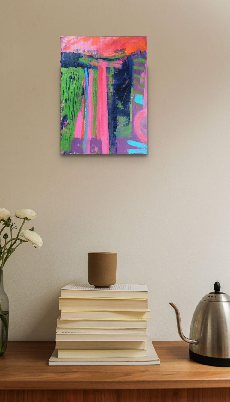 Liese Webley - Devon Landscape Pink Moon For Sale at 1stDibs
