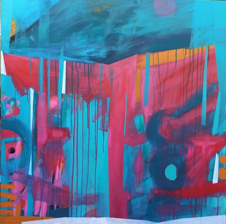 Liese Webley - Thirsty for Swimming - original artwork landscape ...