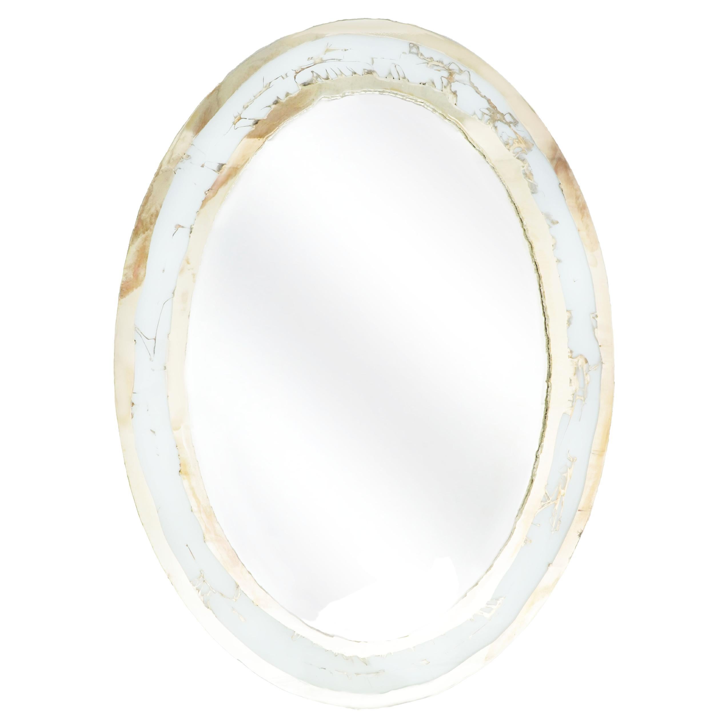 "Aladdin" Contemporary Sculpture Wall Carpet Mirror, art Silvered Glass ...