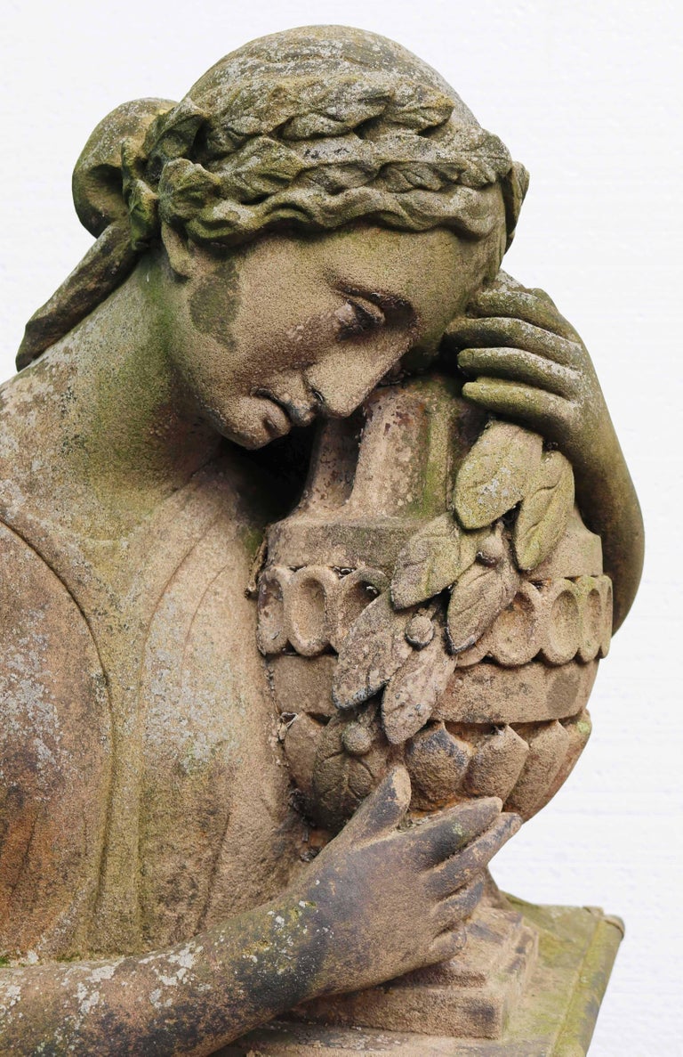 Life-Size Antique Classical Stone Statue at 1stDibs