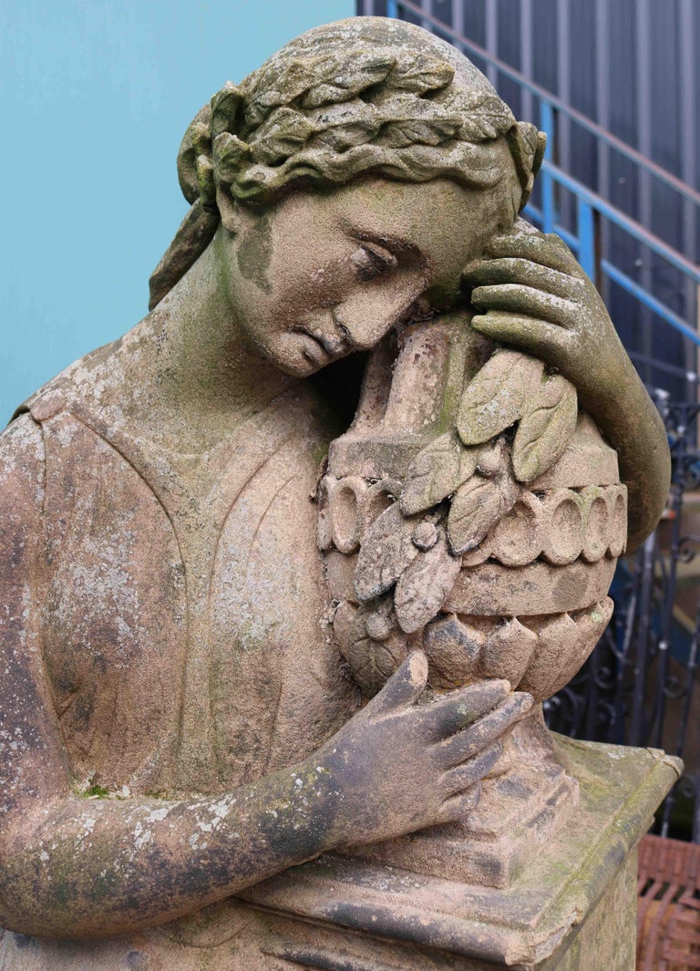 Life-Size Antique Classical Stone Statue at 1stDibs