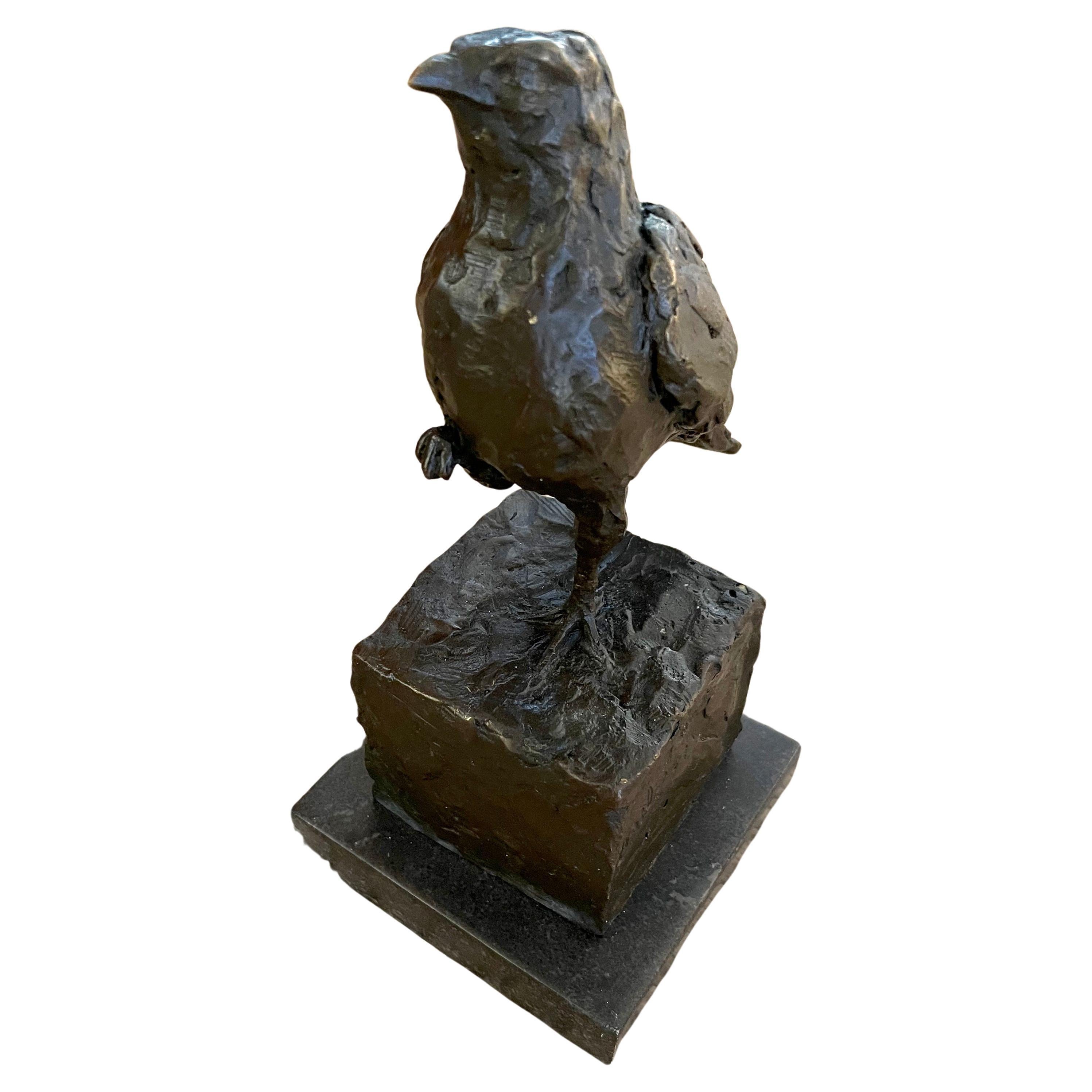 Antique Indonesian Bronze Bird For Sale at 1stDibs