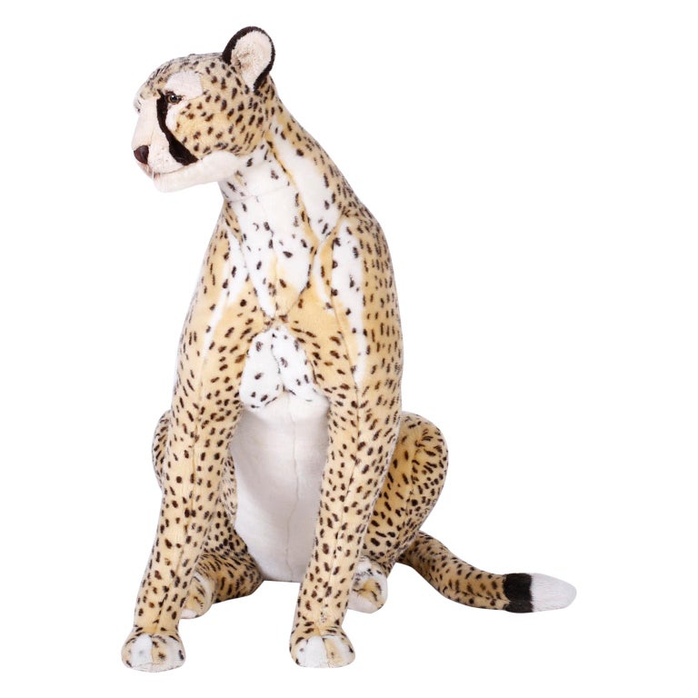 Life-Size Cheetah Stuffed Animal at 1stDibs