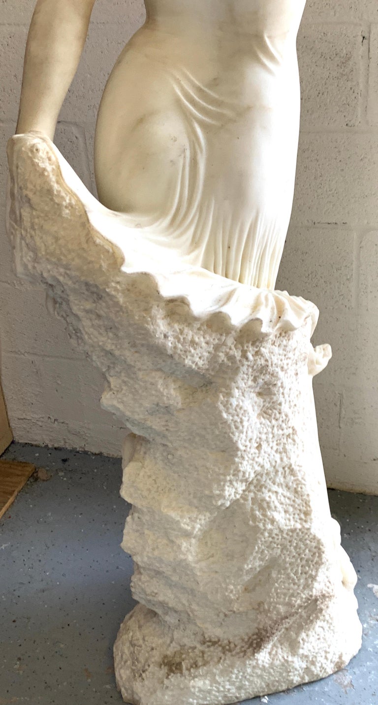 Life-Size Marble Sculpture of Venus with Pearl, Provenance Celine Dion ...