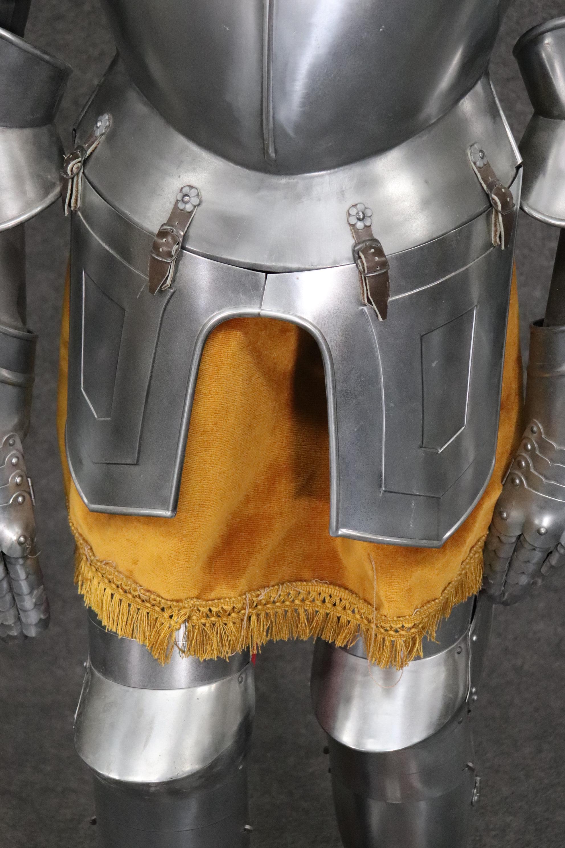 Life Size Metal Suit of Armor at 1stDibs | metal suit of armor, metal ...