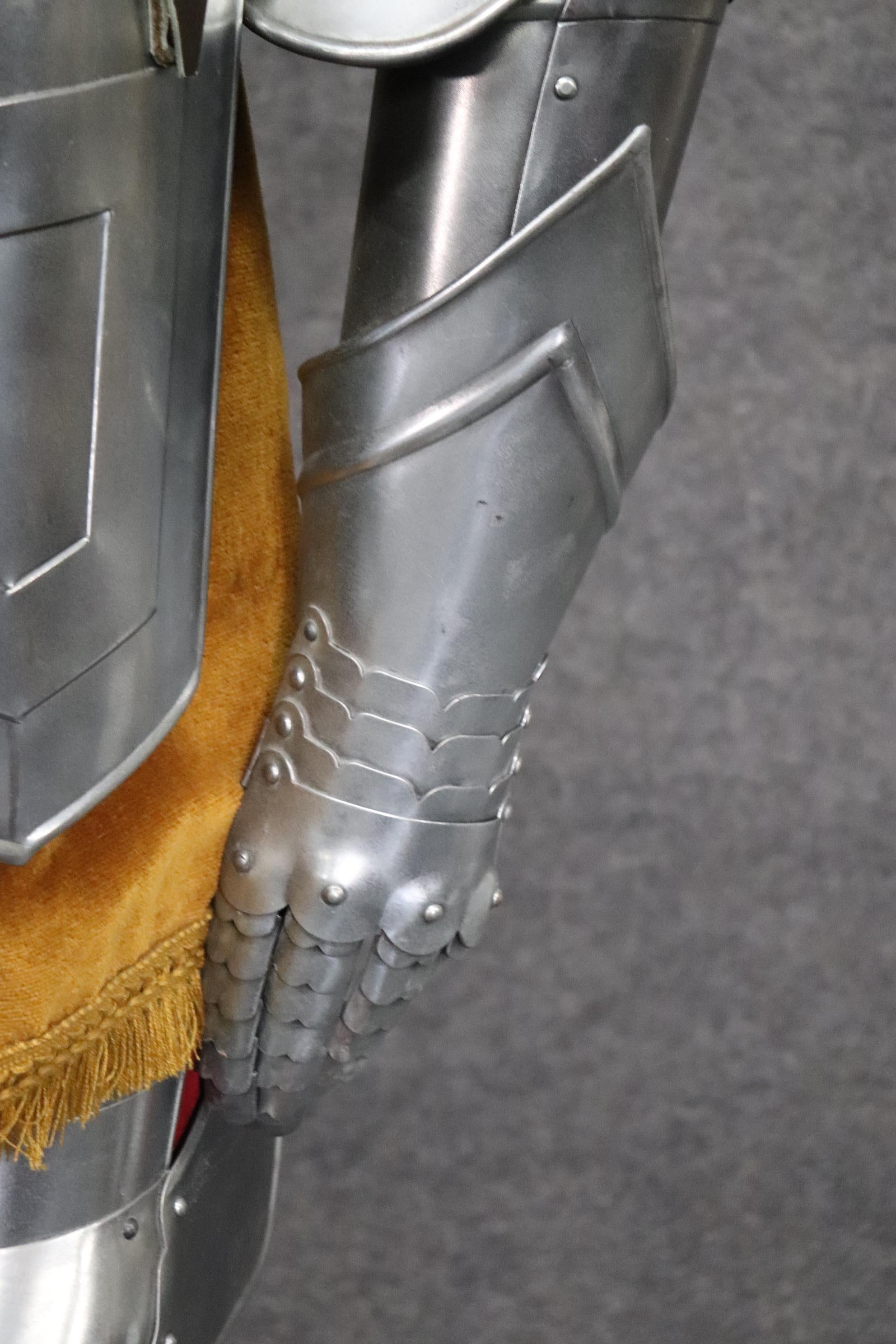 Life Size Metal Suit of Armor at 1stDibs | metal suit of armor, metal ...