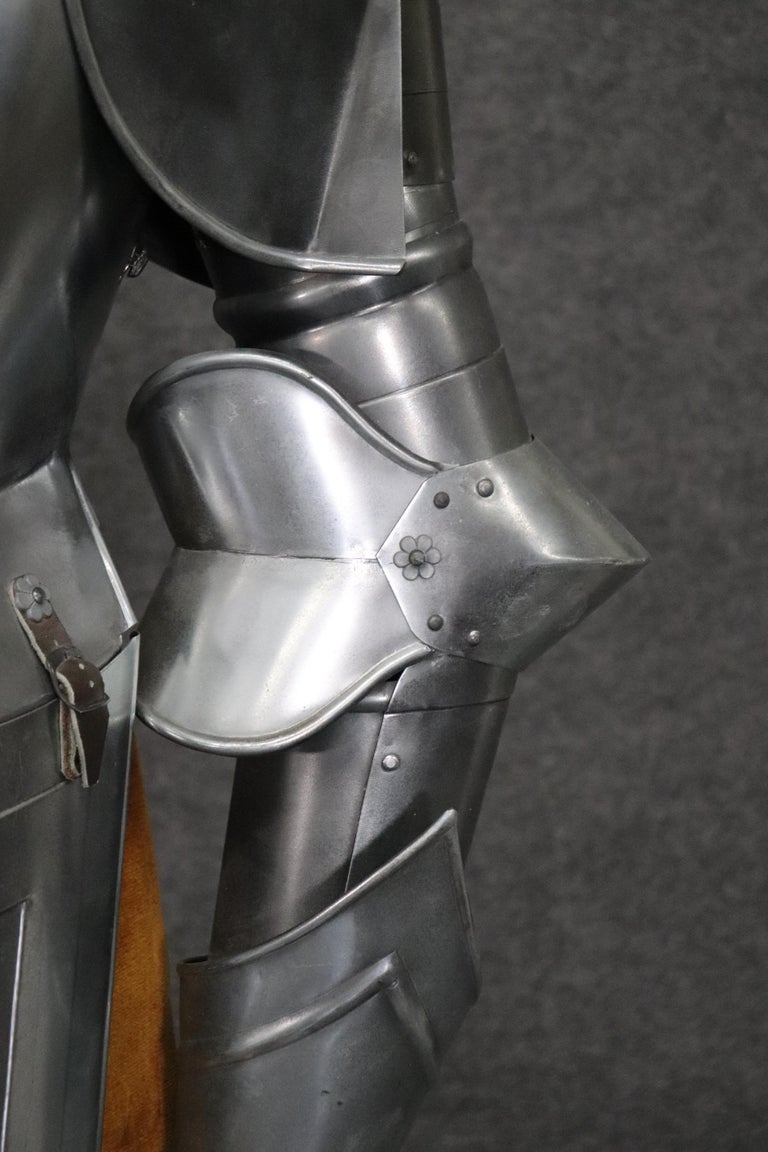 Life Size Metal Suit of Armor For Sale at 1stDibs