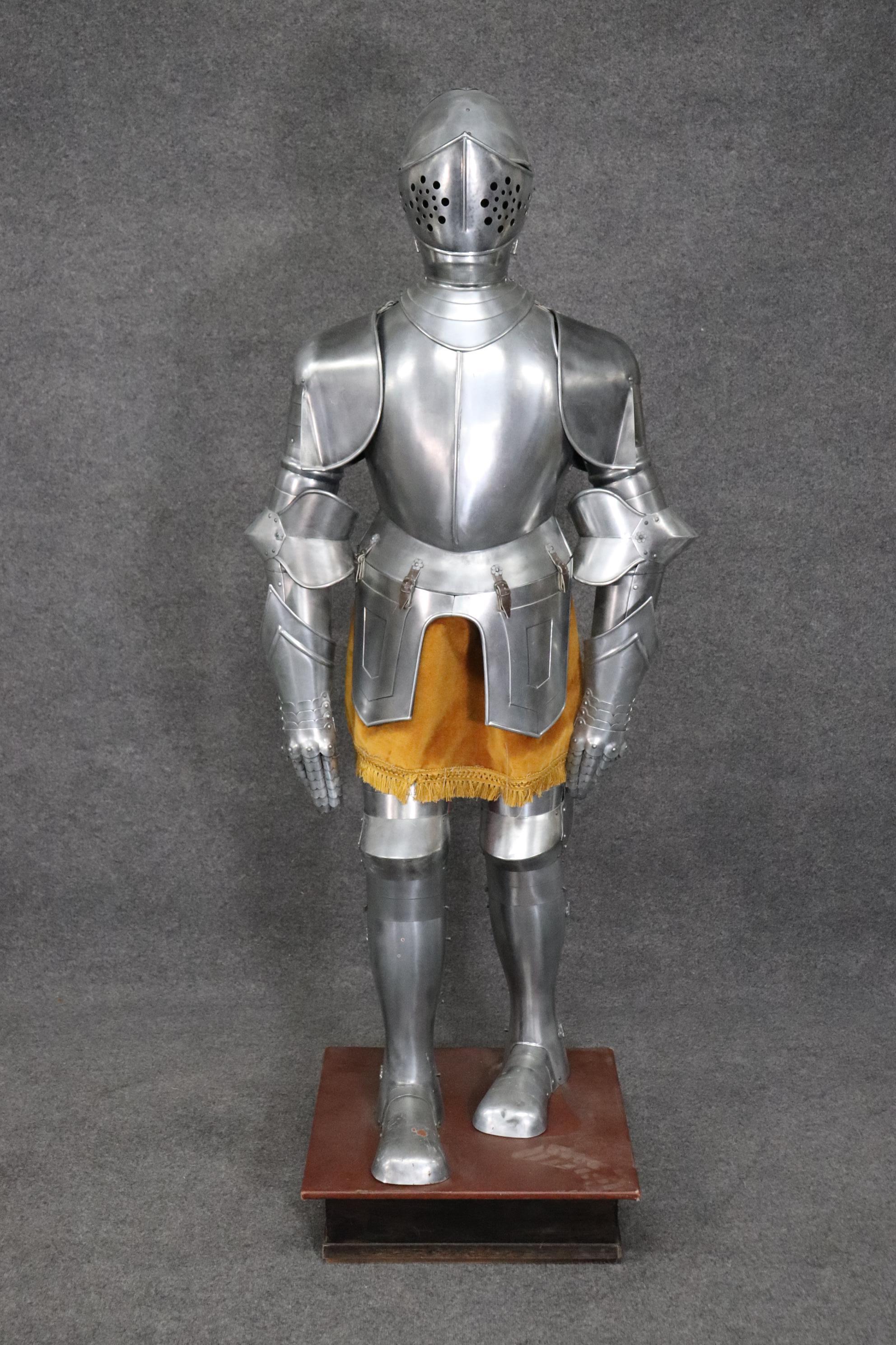 Life Size Metal Suit of Armor at 1stDibs | metal suit of armor, metal ...