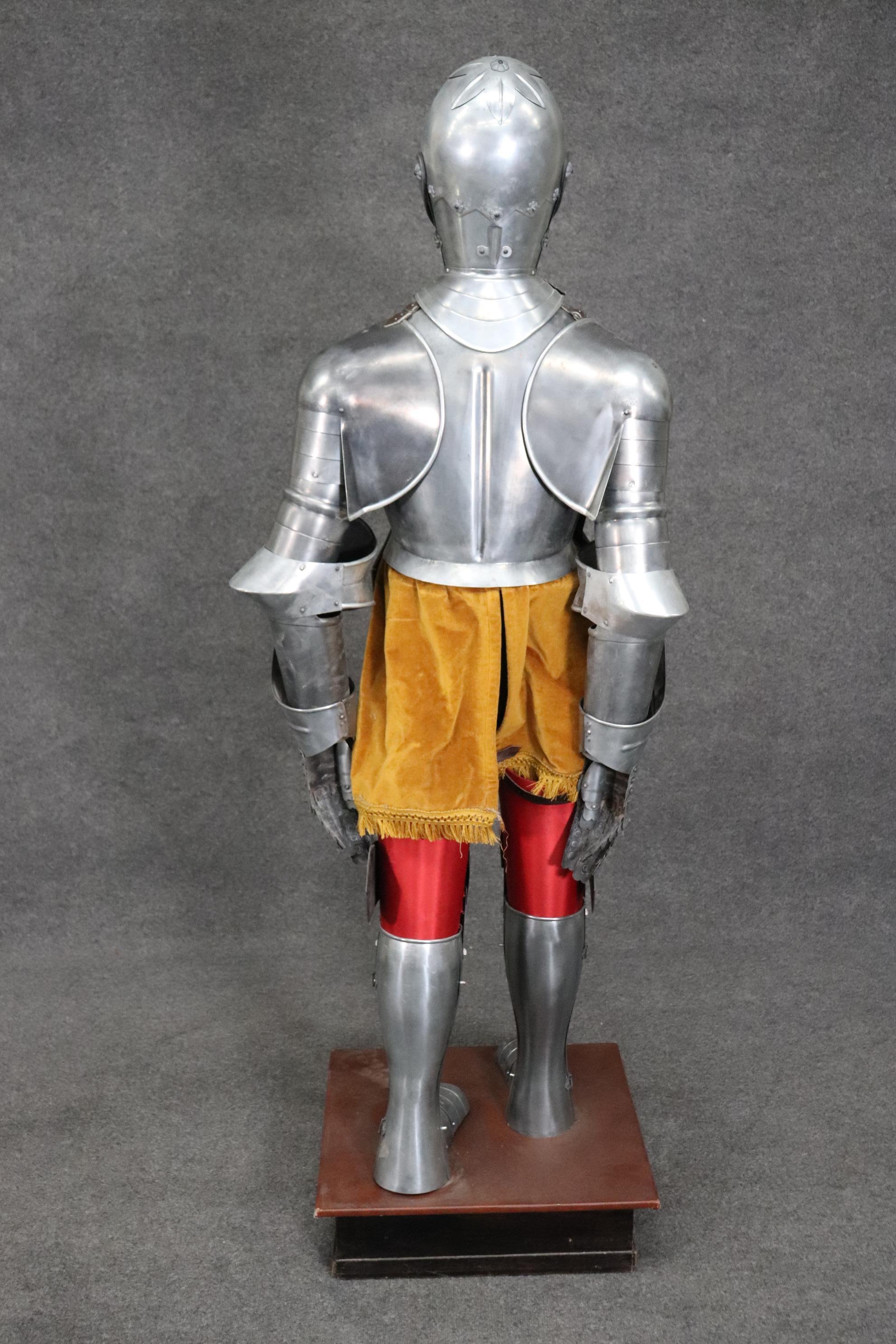 Life Size Metal Suit of Armor at 1stDibs | metal suit of armor, metal ...
