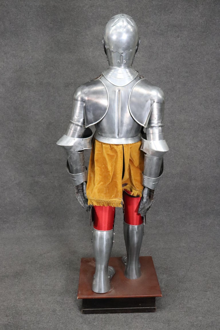 Life Size Metal Suit of Armor For Sale at 1stDibs