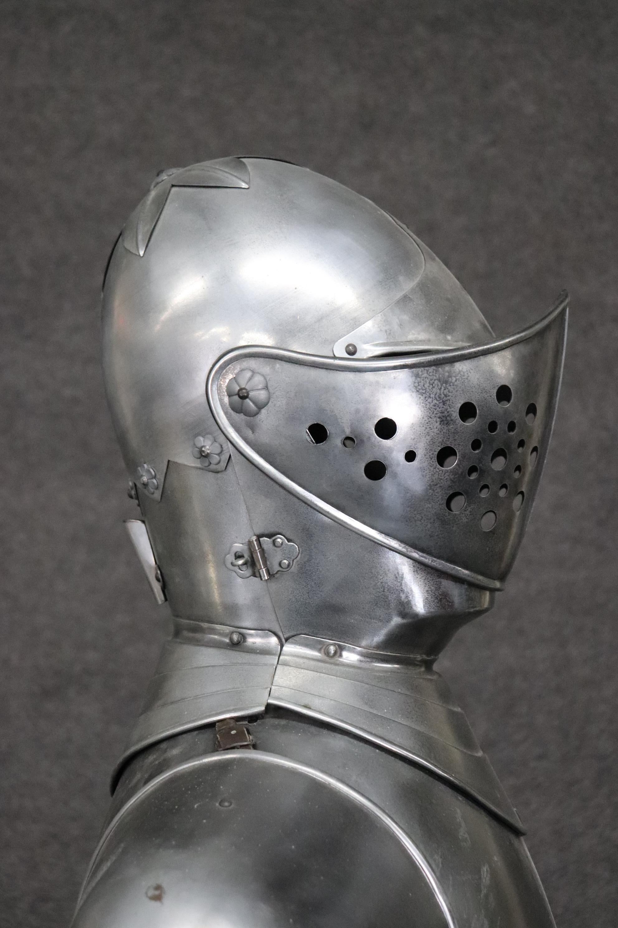 Life Size Metal Suit of Armor at 1stDibs | metal suit of armor, metal ...