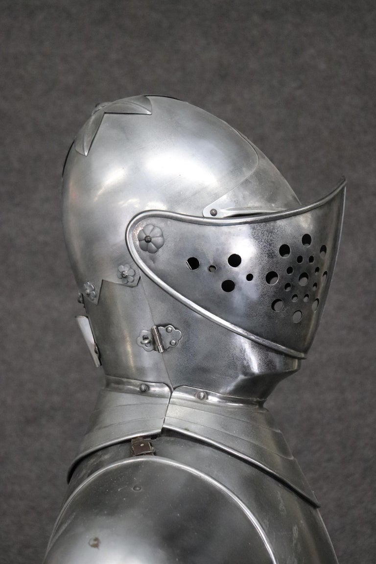 Life Size Metal Suit of Armor For Sale at 1stDibs