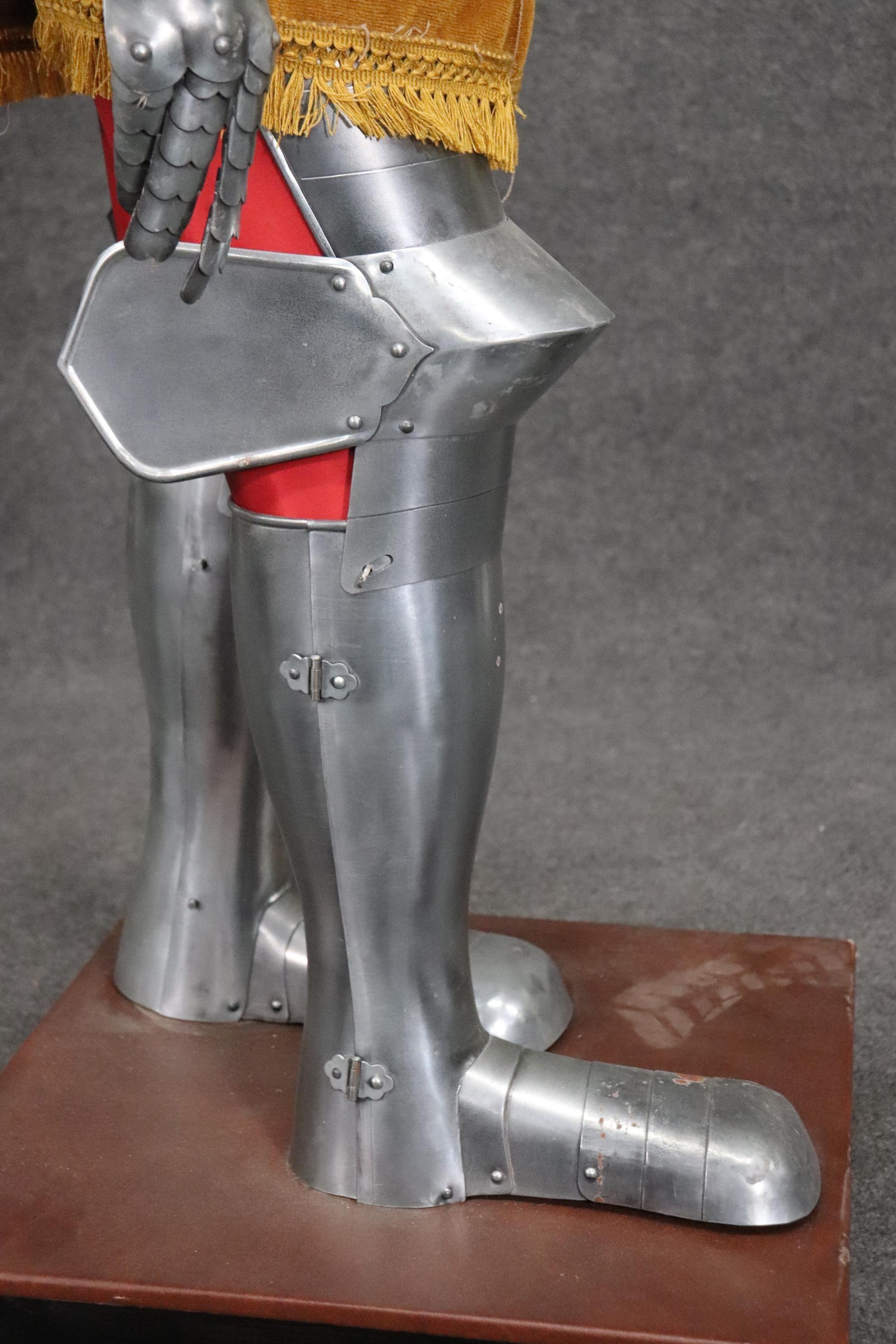 Life Size Metal Suit of Armor at 1stDibs | metal suit of armor, metal ...