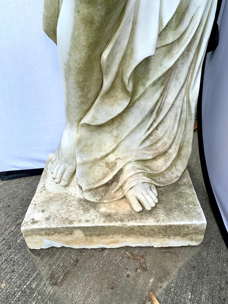 Life-Size Neoclassical Greek Goddess of Fall Marble Sculpture Statue ...