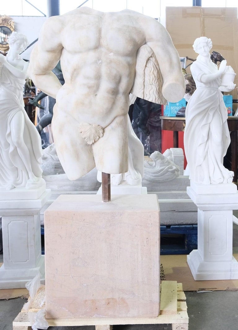 Life-size Roman Bust Sculpture, 20th Century For Sale at 1stDibs