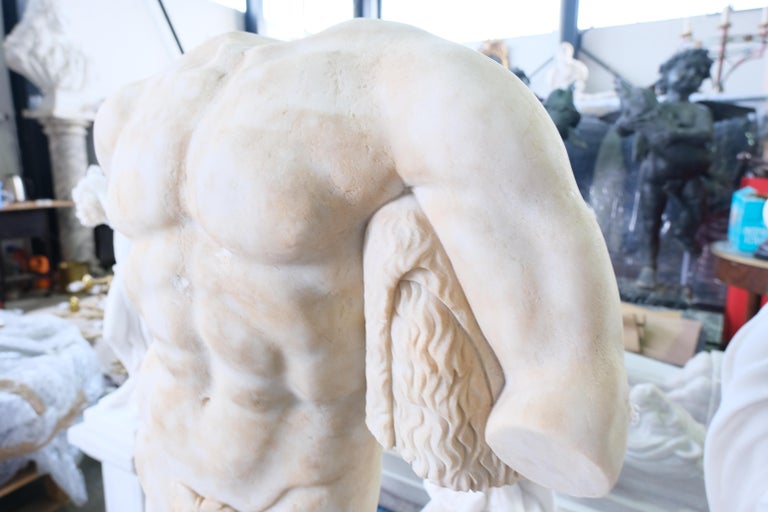 Life-size Roman Bust Sculpture, 20th Century For Sale at 1stDibs