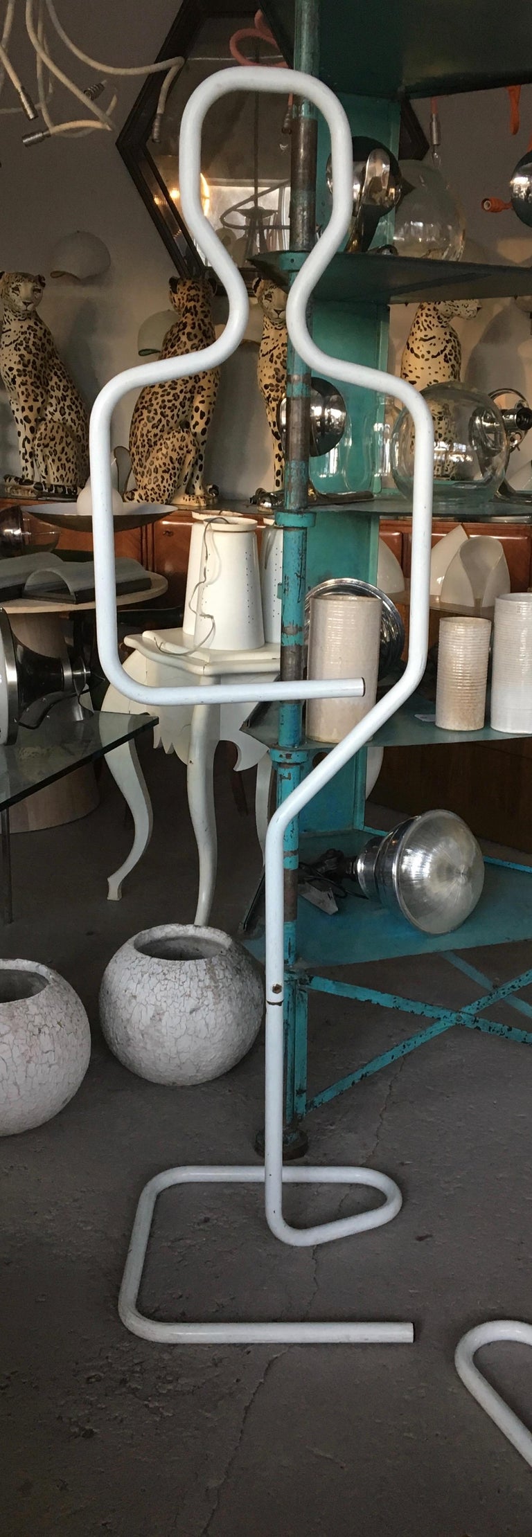 Life-Size Tubular Steel Man and Woman Vintage Display Stands at 1stDibs