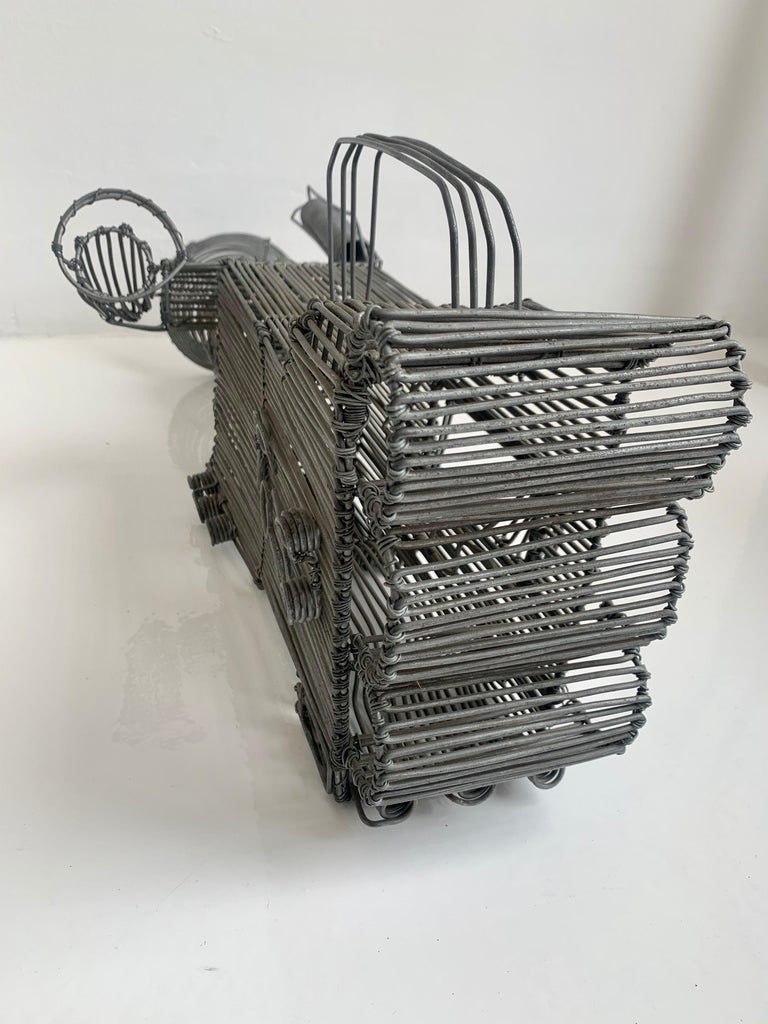 Life-Size Wire Camcorder Sculpture at 1stDibs