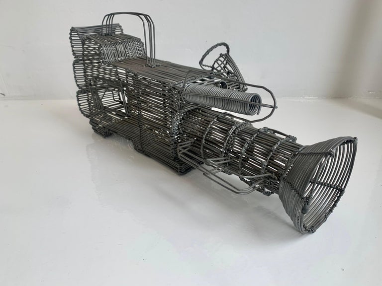 Life-Size Wire Camcorder Sculpture at 1stDibs