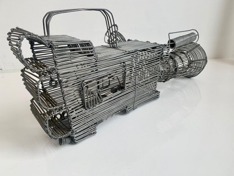 Life-Size Wire Camcorder Sculpture at 1stDibs
