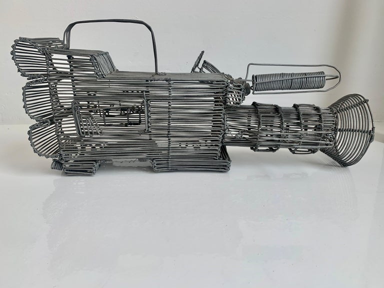 Life-Size Wire Camcorder Sculpture at 1stDibs