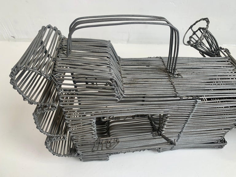 Life-Size Wire Camcorder Sculpture at 1stDibs