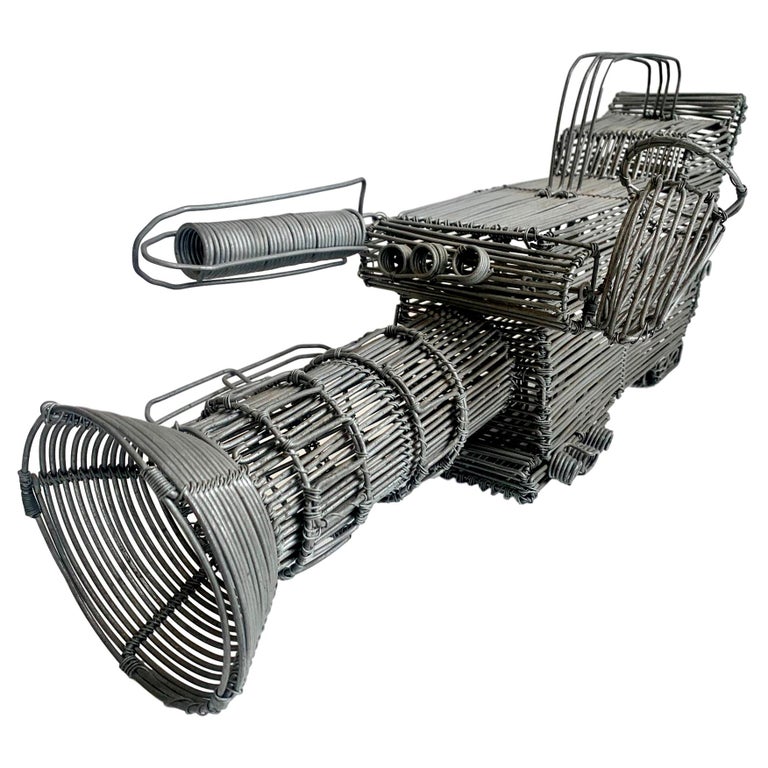 Life-Size Wire Camcorder Sculpture at 1stDibs