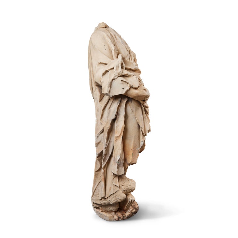Life Sized Renaissance Era Marble Figure For Sale at 1stDibs