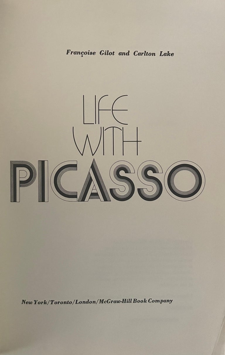 "Life with Picasso" Book Signed by Francoise Gilot at 1stDibs