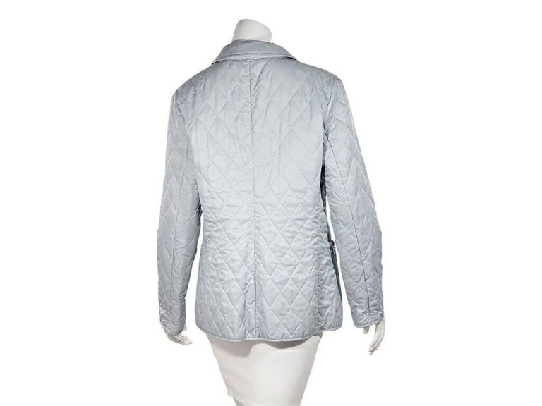 Light Blue Burberry Quilted Jacket For Sale at 1stDibs | burberry ...