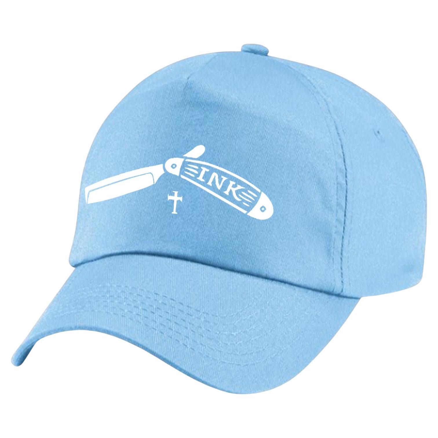 Vintage Blue Hat with Grossgrain Ribbon For Sale at 1stDibs