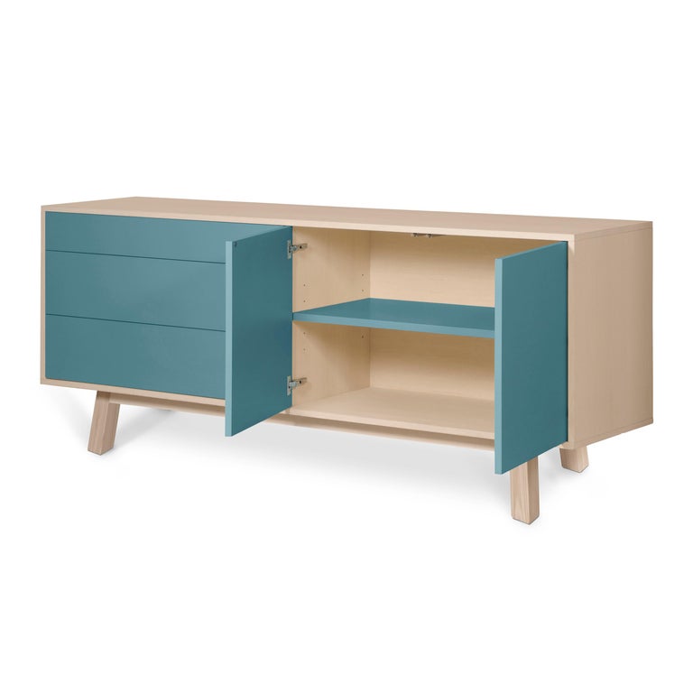 Light Blue sideboard, scandinavian design Eric Gizard, Paris + 10 other ...