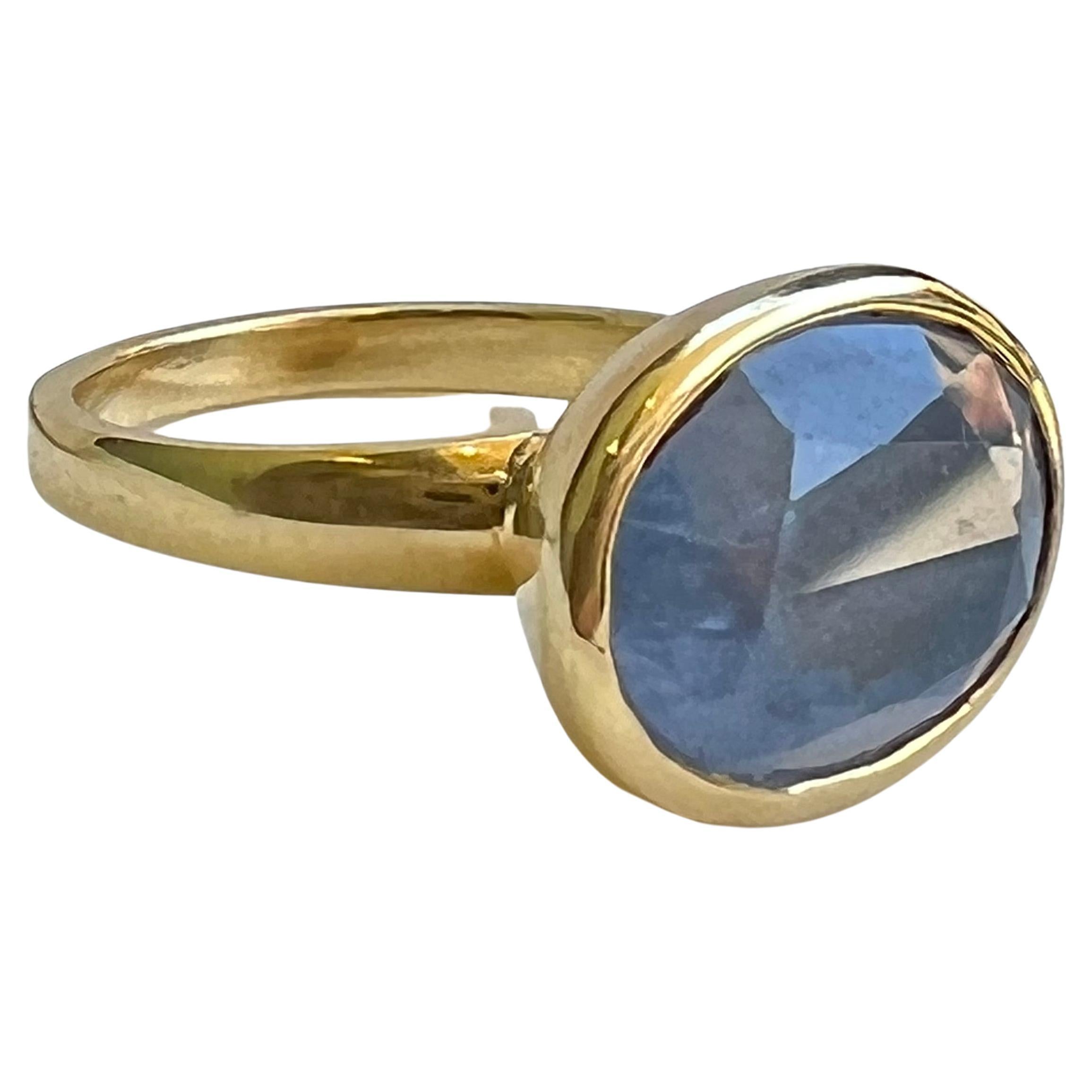 Blue Star Sapphire Diamond Antique Ring For Sale at 1stDibs | blue star ...