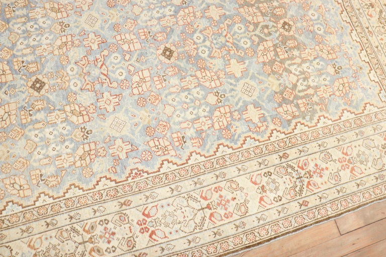 Light Blue Persian Malayer Rug For Sale at 1stDibs