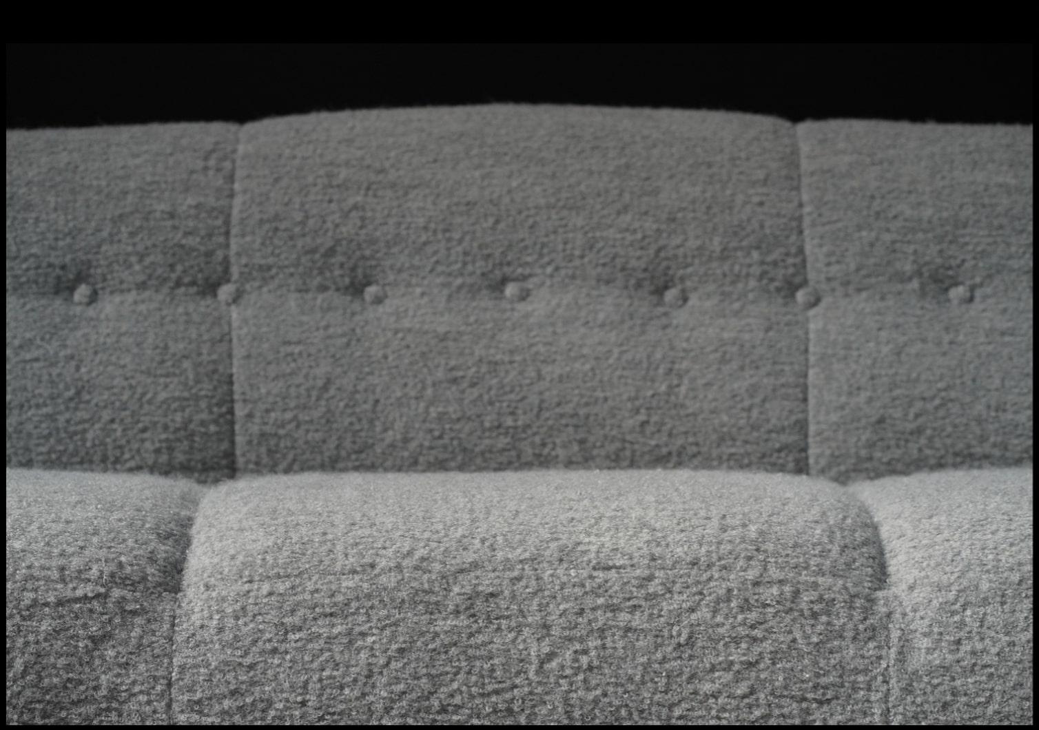 Light Blue Sofa in Bouclé, Denmark at 1stDibs