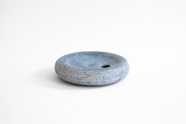 Light Cobalt Salt Vase Large in Clay Handcrafted in Portugal by Origin ...