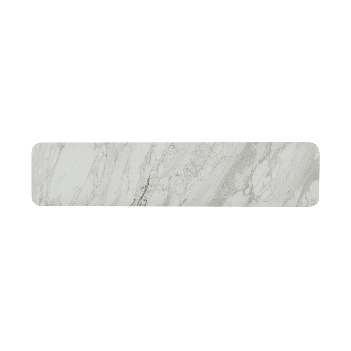 Light Oak Modern Marble Top Console Table For Sale at 1stDibs