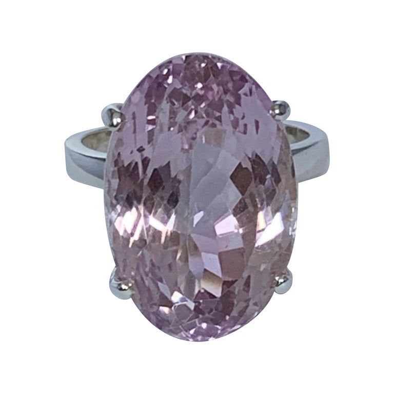 Light Pink Amethyst Ring Set in Sterling Silver at 1stDibs | pink ...
