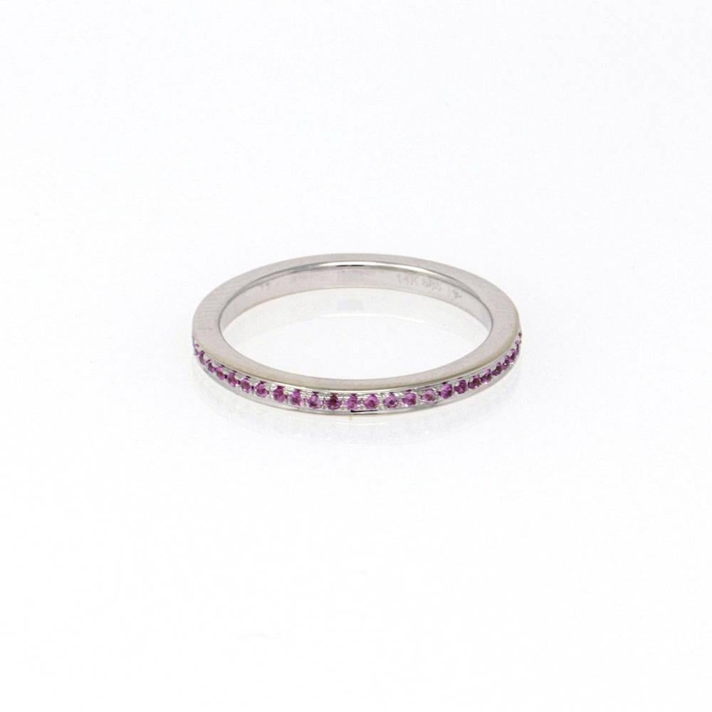 Light Pink Sapphire Eternity For Sale at 1stDibs