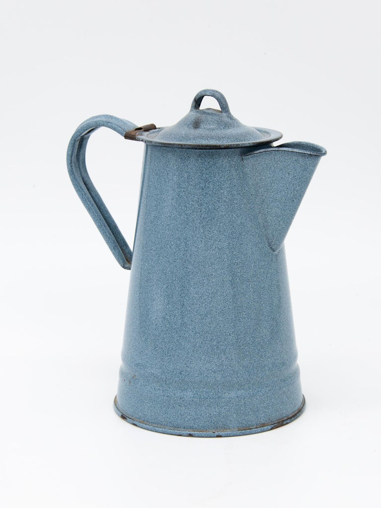 Light Speckled Blue Pitcher For Sale at 1stDibs