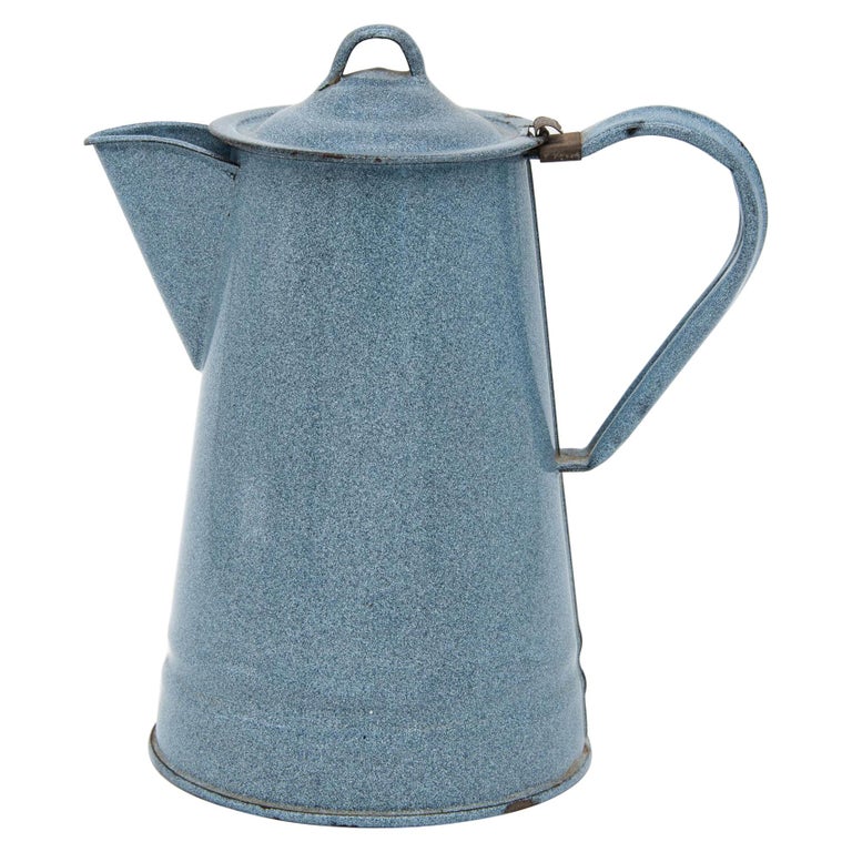 Light Speckled Blue Pitcher For Sale at 1stDibs