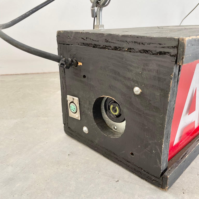 Light Up 'Applause' Film Studio Sign, 1980s Los Angeles at 1stDibs