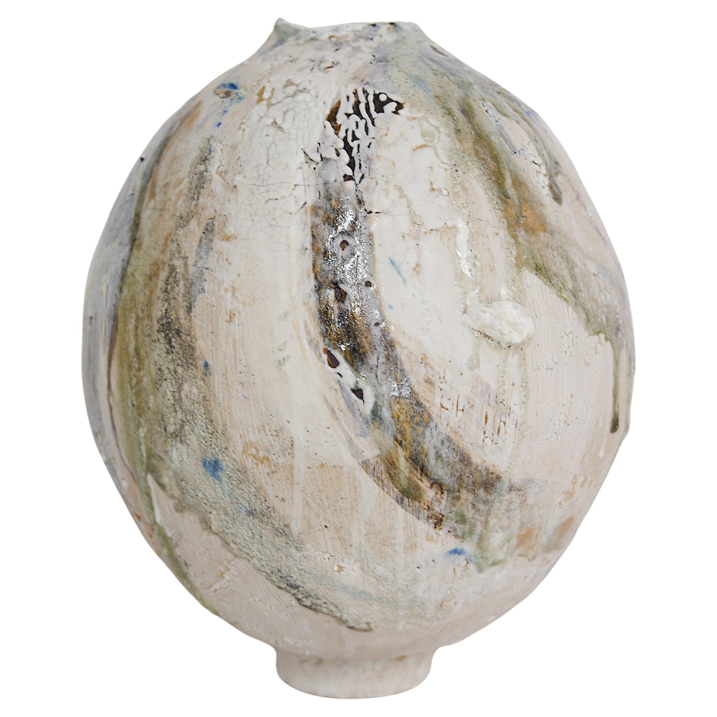 Light Woodland Moon Vase For Sale at 1stDibs