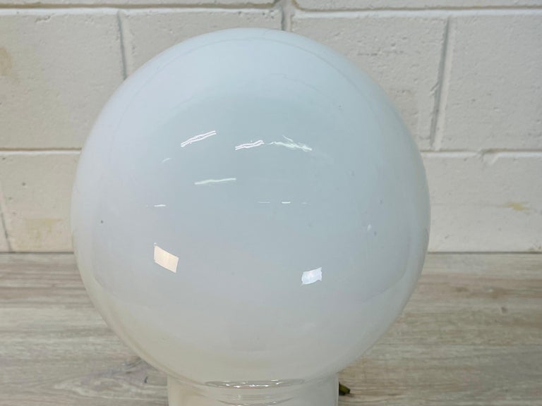 Lightbulb Table Lamp on Chrome Stand For Sale at 1stDibs